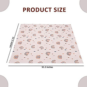 Homevio - Splat Mat Waterproof Washable - 51" - Baby Splat Mat for Under High Chair - Waterproof mat - High Chair Mat - Baby Led Weaning - Splash Mat for Under High Chair - Reusable