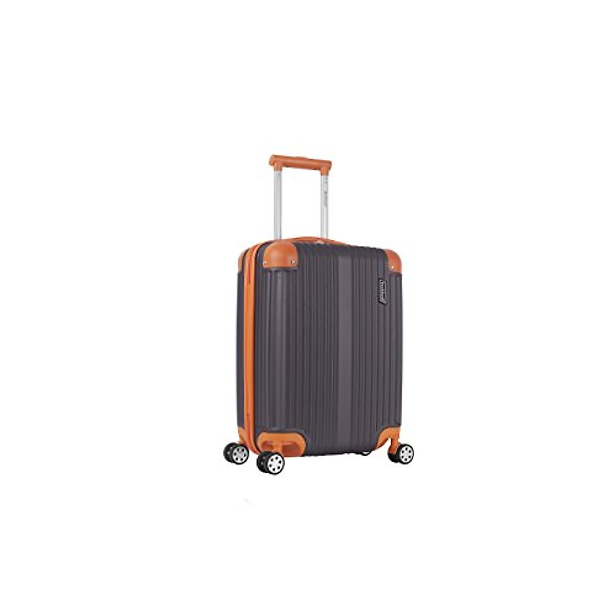 Rockland Berlin Hardside Expandable Spinner Wheel Luggage Set, Charcoal, 3-Piece (20/24/28)