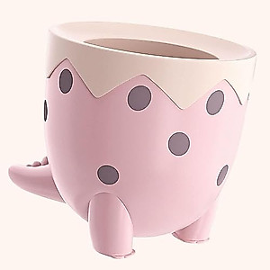 SAAKO Compact Toilet Bowl Brush Floor Standing Silicone Toilet Cleaner Brush Plastic Handle Toilet Brush Cute Animal Toilet Cleaner