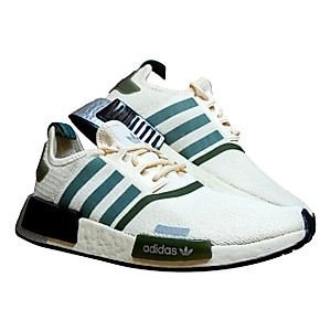 adidas Originals Women's NMD_R1 Shoes GX6490 (Cream/Green, 6)