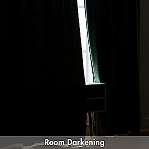 MIULEE Olive Green Velvet Curtains Thermal Insulated Blackout Curtain Drapes for Bedroom Living Room Darkening 84 Inches Long Curtains Panels Rod Pocket Set of 2