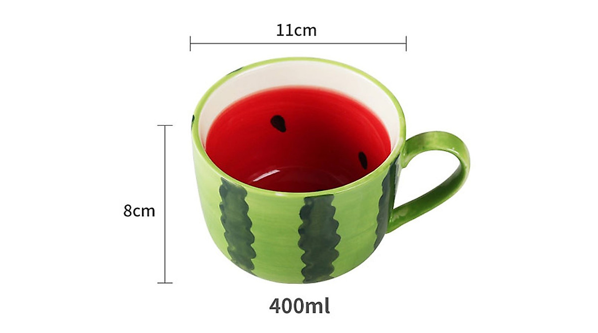 Colorful Fruit-Shaped Coffee Mug – Large Capacity