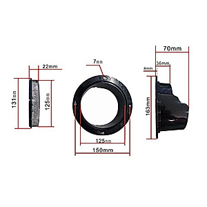 Wei De Mei Brand 125mm 5 Inch 12V Arrow Board Light Module Yellow Traffic Replacement