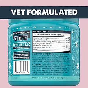 Mighty Paw Waggables Allergy Immune + Itch (Made in the USA) | Dog Allergy Chews Anti-Itch for Dogs. Dog Allergy Support Dog Vitamins for Skin and Coat Allergies. Omega 3 & Quercetin for Dogs (120 Ct)