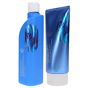 Eufora Nourish Urgent Repair Shampoo 8.45 oz & Urgent Repair Treatment 6 oz With Beautify Comb