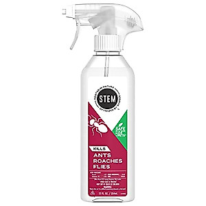 Stem Kills Ants, Roaches And Flies: Plant-Based Active Ingredient Bug Spray, Botanical Insecticide For Indoor And Outdoor Use; 12 fl oz (Pack Of 1)