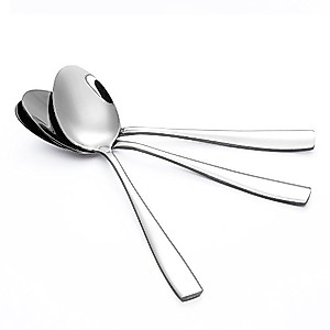 Eslite 12-Piece Large Stainless Steel Dinner Spoons,8 Inches