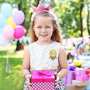 Happy Birthday Stickers for Kids Adults 216 Counts Large Happy Birthday Badge Adhesive Stickers Party Gifts Bags Box Celebration Envelope, Gift Wrap Decorations 24 Sheet Teacher Classroom Supplies