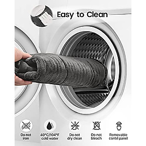 RENPHO Weighted Heating Pad for Back Pain Relief, 24"x33'' Electric Heat Pads for Neck and Shoulders, Fast-Heating, Auto Shut Off, Gifts for Women, ETL Certified, Gray