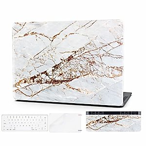 Timocy Compatible with MacBook Pro 13 inch Case (A2159/A1706/A1989/A1708) 2016-2019 Version with Touchbar,Marble Plastic Hard Shell Case with Keyboard Cover, Screen Protector,Abstract Slash Marble