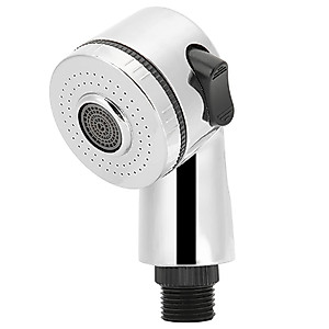 Sink Faucet Sprayer Attachment,Sprayer Head for Shampoo Bowl, Pedicure Spa, Salon,Side Control Button Sink Replacement Part for Hair Washing Dog Baby Shampoo Bath, Stainless Steel