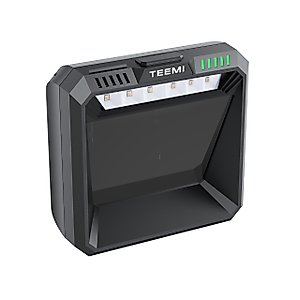 TEEMI 2D QR Handsfree Barcode Scanner One Megapixel High Resolution Sensor with Global Shutter, USB Wired Virtual COM Port Omni-Directional QR Area Imager for Retail Kiosk Pharmacy