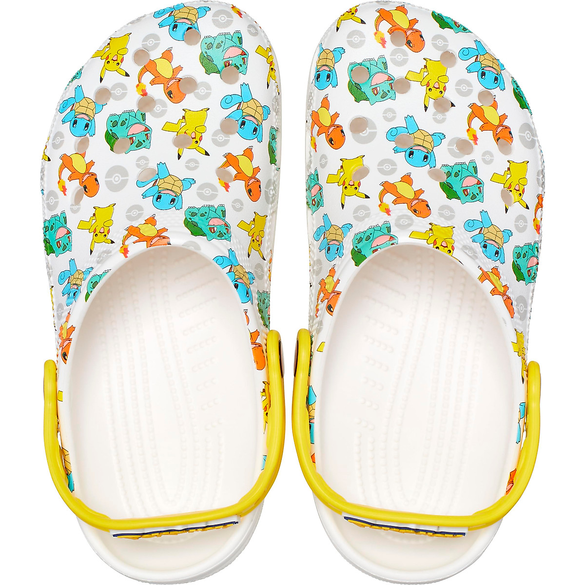 Crocs Unisex Classic Pikachu Clogs, Pokemon Shoes, White/Multi, Numeric_6 US Men
