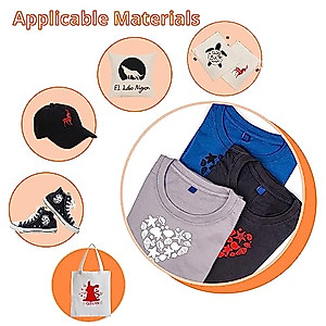 YRYM HT Heat Transfer Vinyl Roll - 12" x 45ft Black HTV Vinyl Roll for T-Shirts, Iron on Vinyl for All Cutter Machines - Easy to Cut & Weed for Heat Vinyl Design (Black)