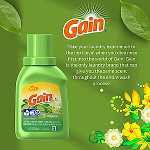 Gain Liquid Detergent, Original Scent, 10 Ounce