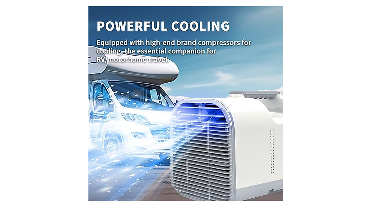 Coplax Portable AC: 5100BTU Fast Cooling for RVs, Tents & Home