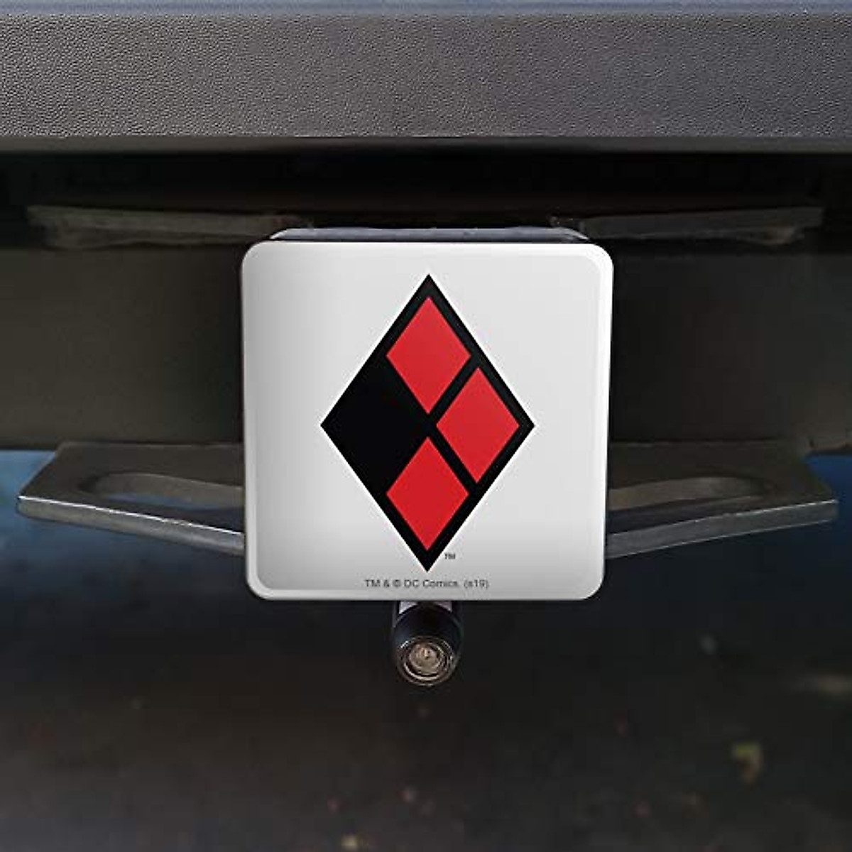 Harley Quinn Diamond Logo Tow Trailer Hitch Cover Plug Insert