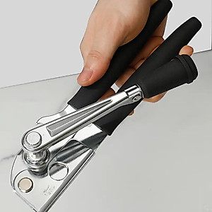 Commercial Can Opener - Heavy Duty Can Opener - Hand Can Opener Manual - Industrial Can Opener - Opener for big cans - Hand Crank Can Opener - Restaurant Can Opener - Ergonomic Design - Easy Crank