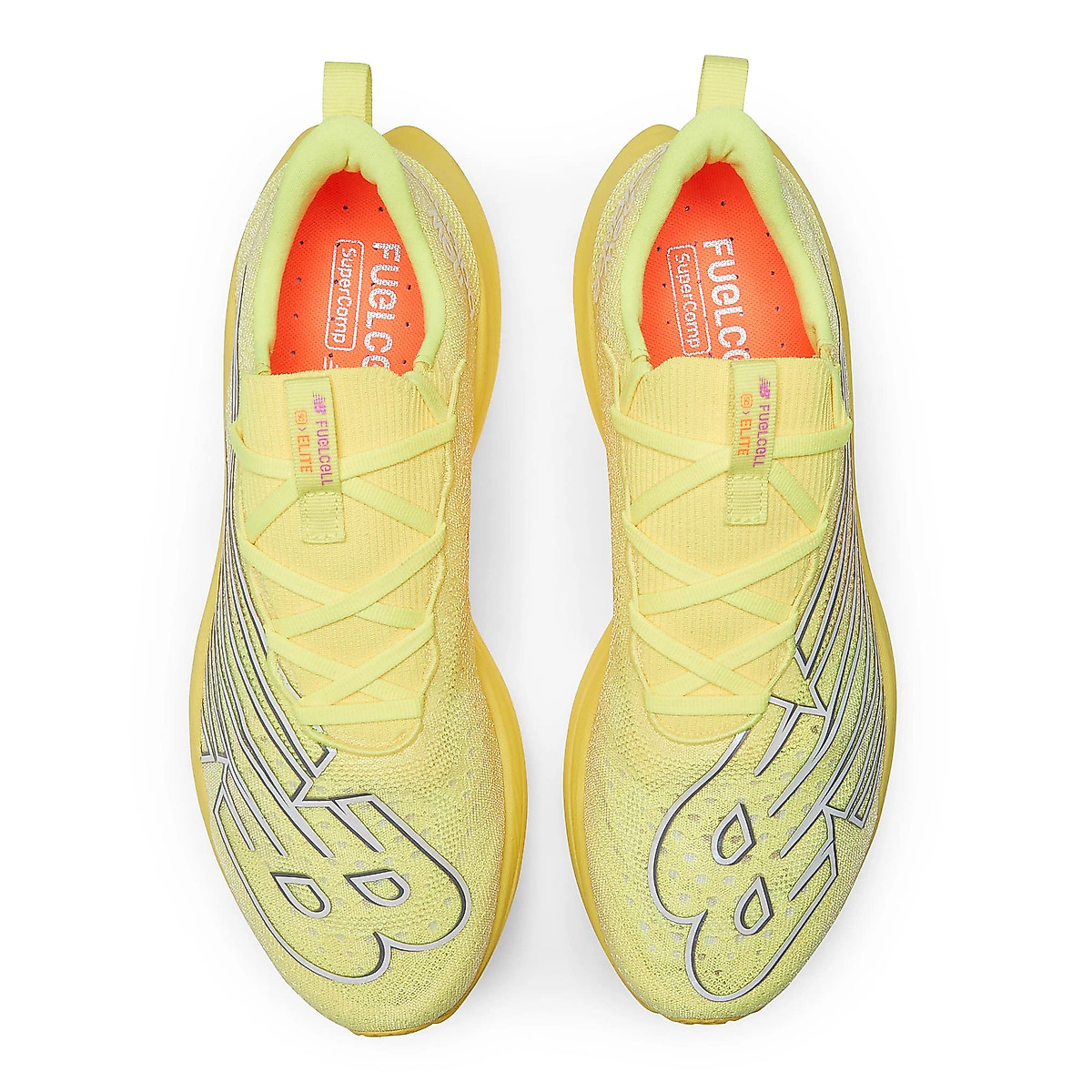 New Balance Men's FuelCell SuperComp Elite v3 Running Shoe, Cosmic Pineapple/White Iridescent, 11.5 Medium