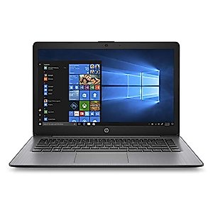 HP Stream 14-inch Laptop, AMD Dual-Core A4-9120E Processor, 4 GB SDRAM, 64 GB eMMC, Windows 10 Home in S Mode with Office 365 Personal for One Year (14-ds0060nr, Brilliant Black)
