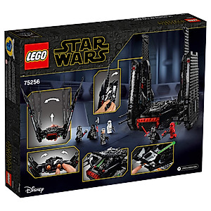 LEGO Star Wars: The Rise of Skywalker Kylo Ren’s Shuttle 75256 Star Wars Shuttle Action Figure Building Kit (1,005 Pieces)
