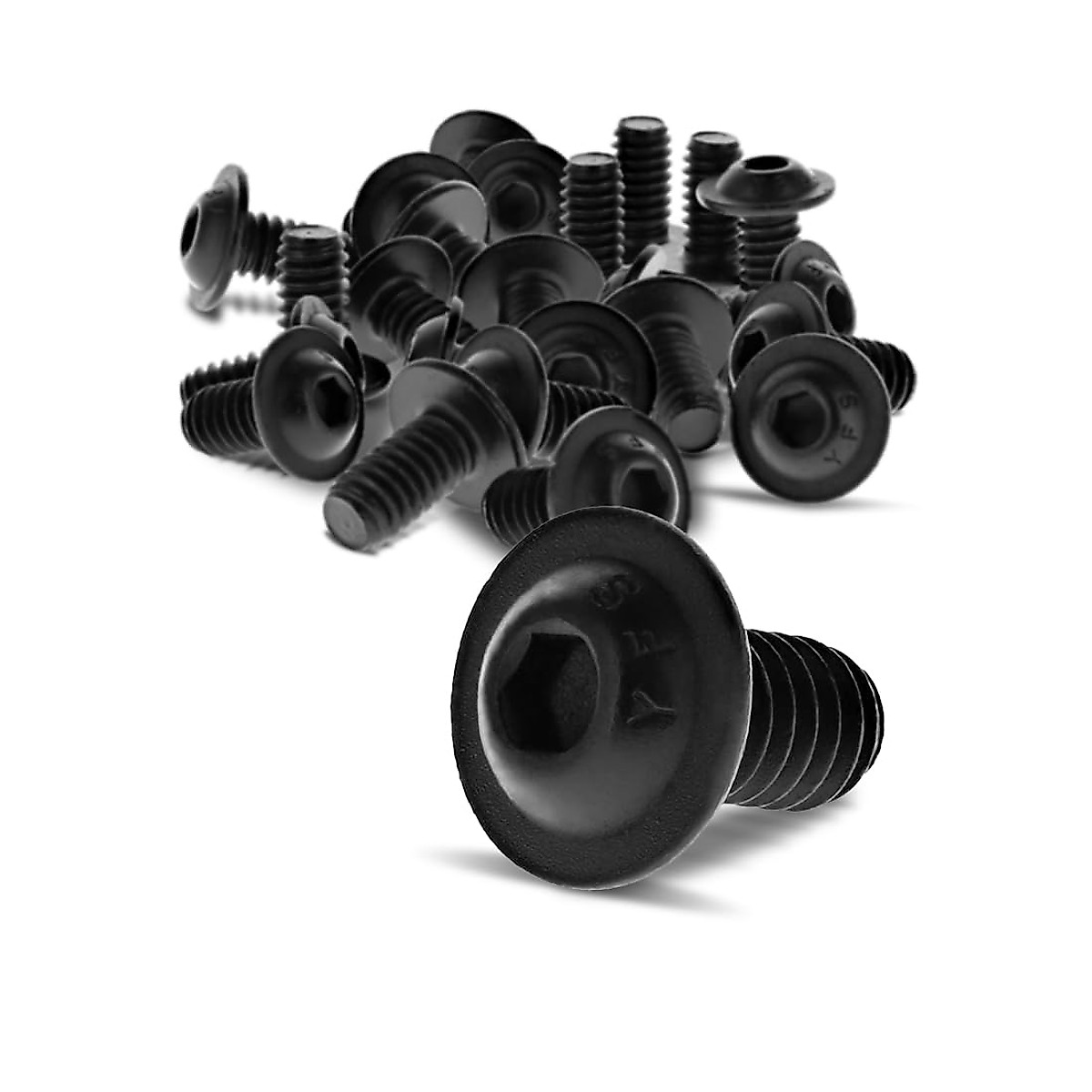 8020, 3342, 10 Series, 1/4-20 x 0.5 Inch 1/2 Inch Flanged Button Head Socket Cap Screw (FBHSCS) (25 Pack) Bolt Hardware Pack for 8020 Aluminum Extrusions