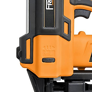 Freeman PE20V2118G2 20 Volt Cordless 2-in-1 18-Gauge Nailer/Stapler Kit with Lithium Ion Battery, Charger, Bag, and Fasteners (400 Count) – 1400 Shots per Charge