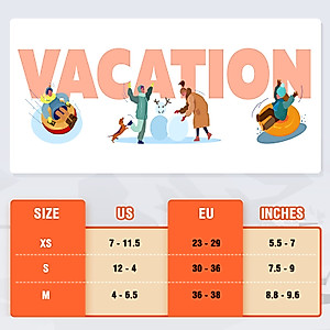 Cimkiz Ski Socks Kids Winter Warm Thermal Snow Socks, Skiing Snowboarding Skating for Toddler Boys and Girls (2 Pairs or 3 Pairs)