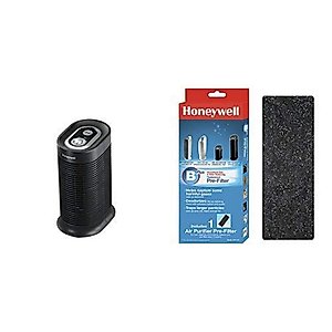 Honeywell DH-HPA060, HPA060, Black with Odor-Reducing Air Purifier Replacement Pre-Filter, HRF-B1/Filter (B)