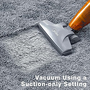 ROCYJULIN Rug, 8x10, Light Grey, High Pile, Area Rug for Living Room, Bedroom, Dorm Room, Playroom, Kids Room