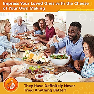 Grand Way Cheese Mold with a Follower and Cheesecloth – Cheese Making Kit – Cheesemaking Supplies – Cheese Set for Press – Reusable Cheesecloth – 100% Cotton Cloth for Straining – Paneer Maker