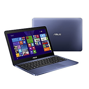ASUS X205TA-DS01-BL-OFCE Portable 11.6-Inch Intel Quad-Core Laptop 2GB RAM 32GB Storage, Windows 8.1, Dark Blue