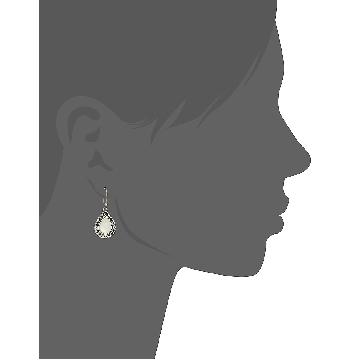 Lucky Brand Mother Of Pearl Drop Earrings