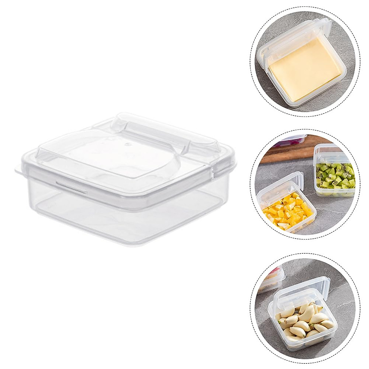 Ciieeo Cheese Storage for Fridge Utensil Holder 2pcs s Saver Airtight Butter Boxes Food Serving Dishes with Lids Meal Prep Container for Kitchen Refrigerators Cream Cheese