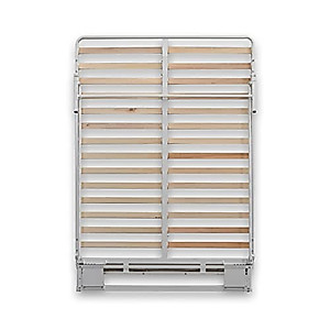 Wilding Wallbeds | Deluxe Murphy Frame | Vertical Wallbed, DIY Wood Frame, Folding Cabinet, Wall Bed for Guestroom Easy to Build, Bed Frame (Queen)