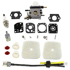 GAJUST Carburetor Kit Replacement Accessories for 2-Stroke Mantis 7222 7225 7230 7234 7240 Tiller Cultivator Echo TC-210 TC-210i ZAMA