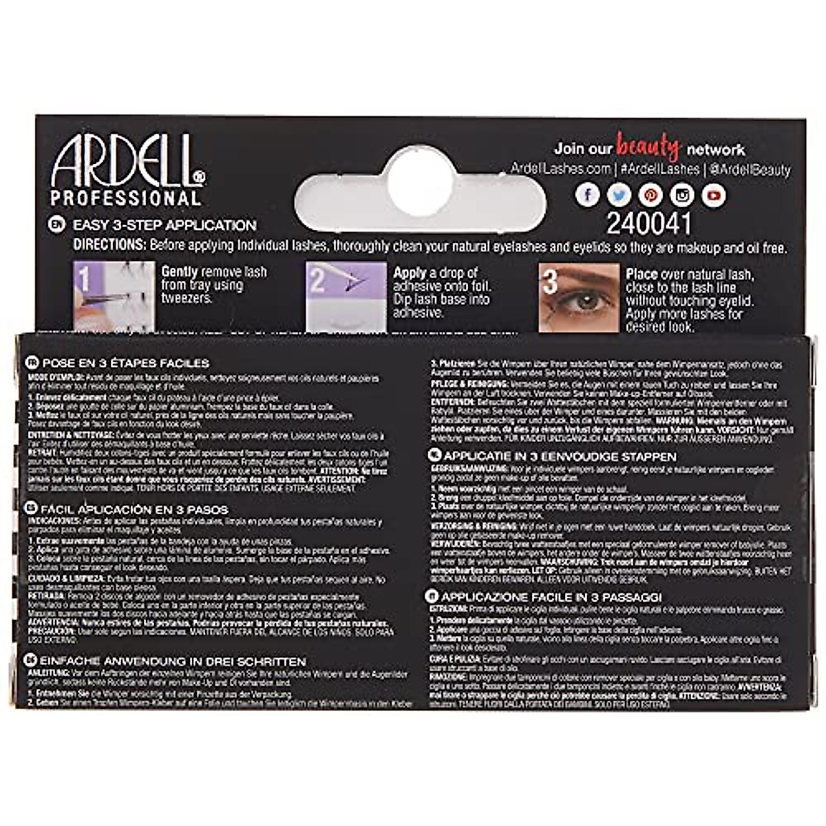 Ardell Faux Mink Individuals- Long Black