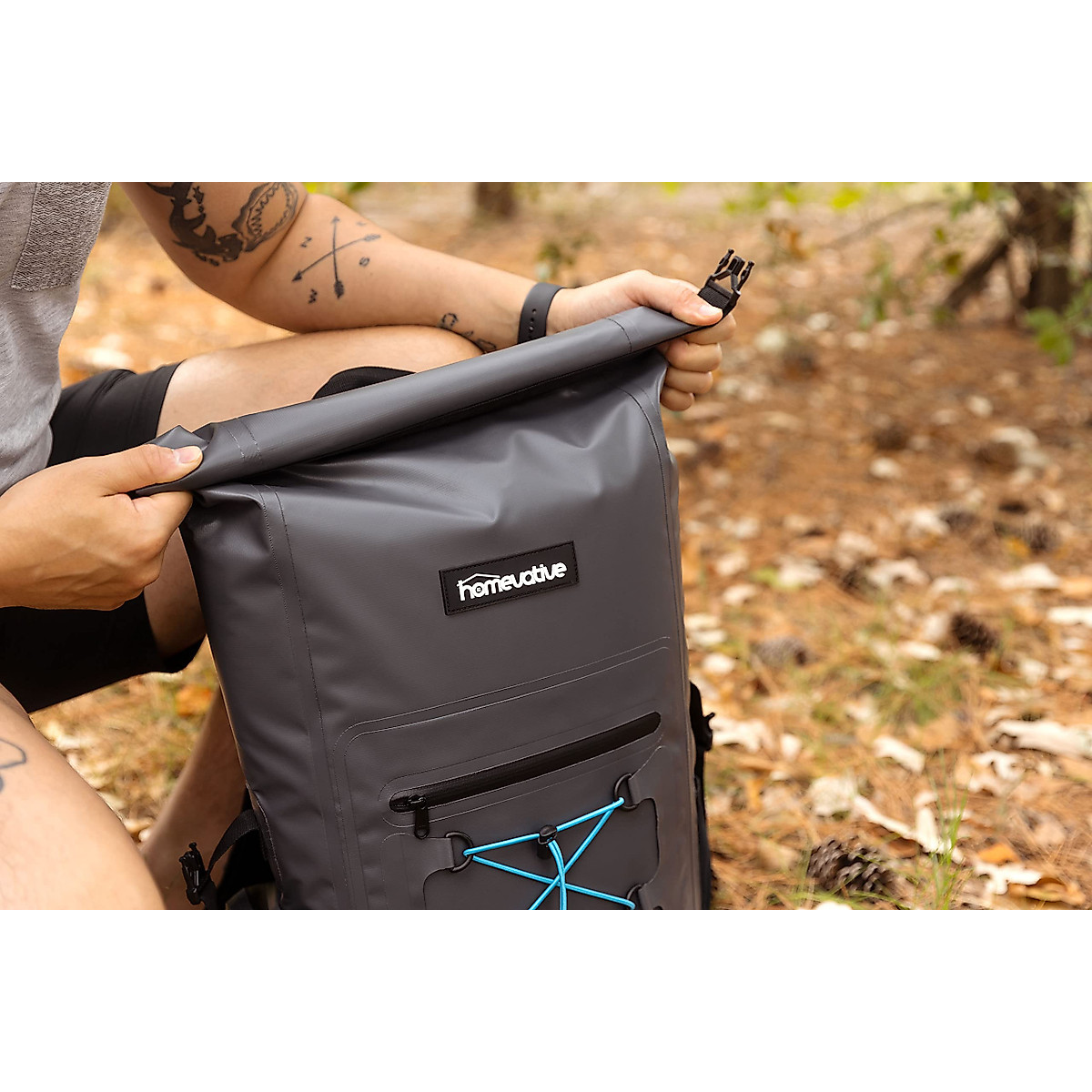 Homevative Waterproof Dry Backpack, Roll Top with Inside Pockets