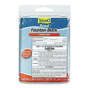Tetra Pond Fountain Block 6 Count, Controls Algae Growth In Ornamental Fountains