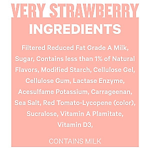 fairlife YUP! Low Fat, Ultra-Filtered Milk, Very Strawberry Flavor, All Natural Flavors (Packaging May Vary), 14 Fl Oz (Pac-k of 12)