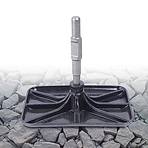 Jack Hammer Compactor Plate Tamper Rammer Plate 12.2x8.3 Manganese Steel Material