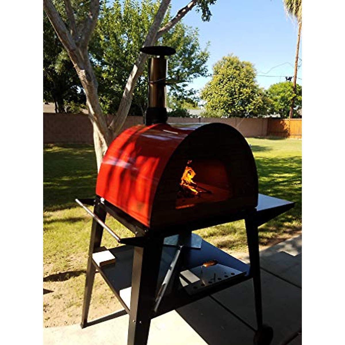 Authentic Pizza Ovens - Maximus Red Wood Fire Oven