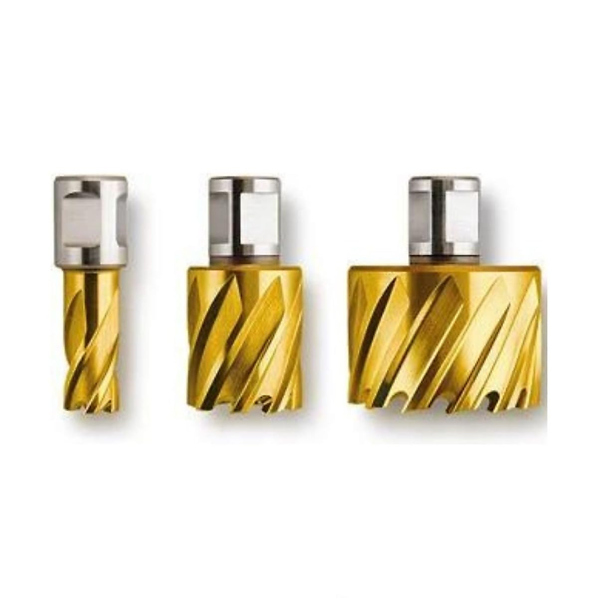 Slugger by Fein HSS Cobalt Annular Cutter with Enhanced Cutting Geometry for Precision Drilling - High-Durability Steel, 1" Cutting Depth, 11/16" Bore Diameter, 3/4" Straight Shank - 63134174007