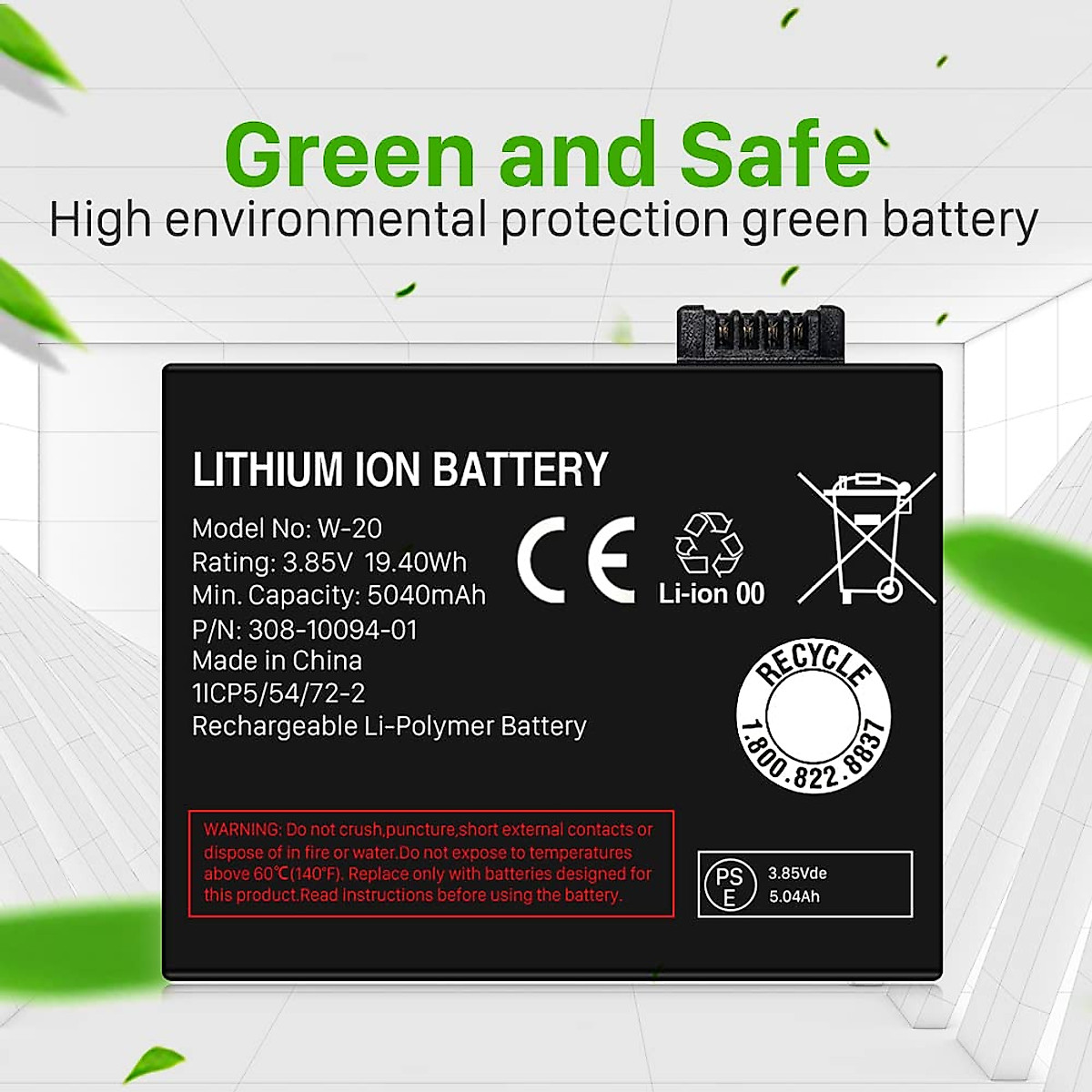 SHENMZ W-20 Battery for NETGEAR Nighthawk 5G WiFi 6 Mobile Hotspot Pro by AT&T W-20 MR5100 MR5200, MR5200-100EUS Higher Capacity Replacement Battery
