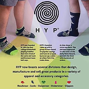 Hyp The Simpsons Socks Mens and Womens Socks Featuring Bart and The Simpsons | Gift Box, 4 Pack Casual Crew Socks