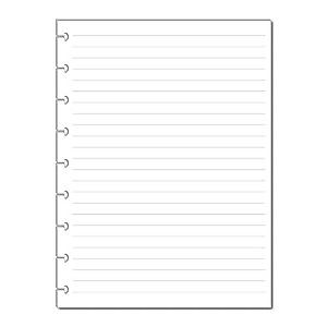 Notes Refill Pages fits 9-Disc Classic Happy Planners, Notes Refills, Pre-punched Happy Planner Inserts