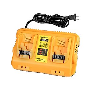 COOMYXIN DCB102 Battery Charger Station for Dewalt 12V/20V Batteries - Replacement Charger for Dewalt Power Tools