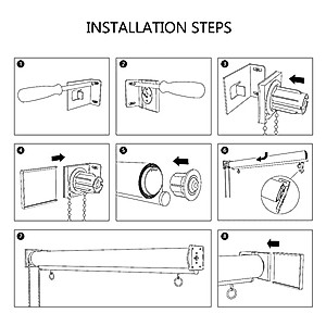Exterior Patio Roller Shade, Outdoor Light Filtering Window Blinds Roll-Up Sun Shade Cover, Privacy Screen Curtain for Pergola Deck, Custom Size PENGFEI (Color : Brown, Size : 0.6X1M(23.6X39.3IN))