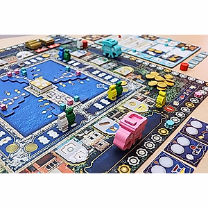Amritsar:The Golden Temple Board Game - Reconstruct The Sacred Marvel of India! Strategy Game for Kids and Adults, Ages 14+, 1-4 Players, 60-120 Min Playtime, Made by Ludonova