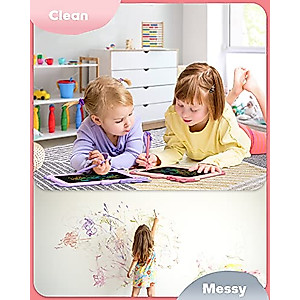 bravokids LCD Writing Tablet for Kids, 8.5 Inch Toddler Doodle Board Drawing Tablet, Educational and Learning Toys Unicorn Toys, Christmas Birthday Gifts for 3 4 5 6 7 Year Old Girls Boys (Pink)